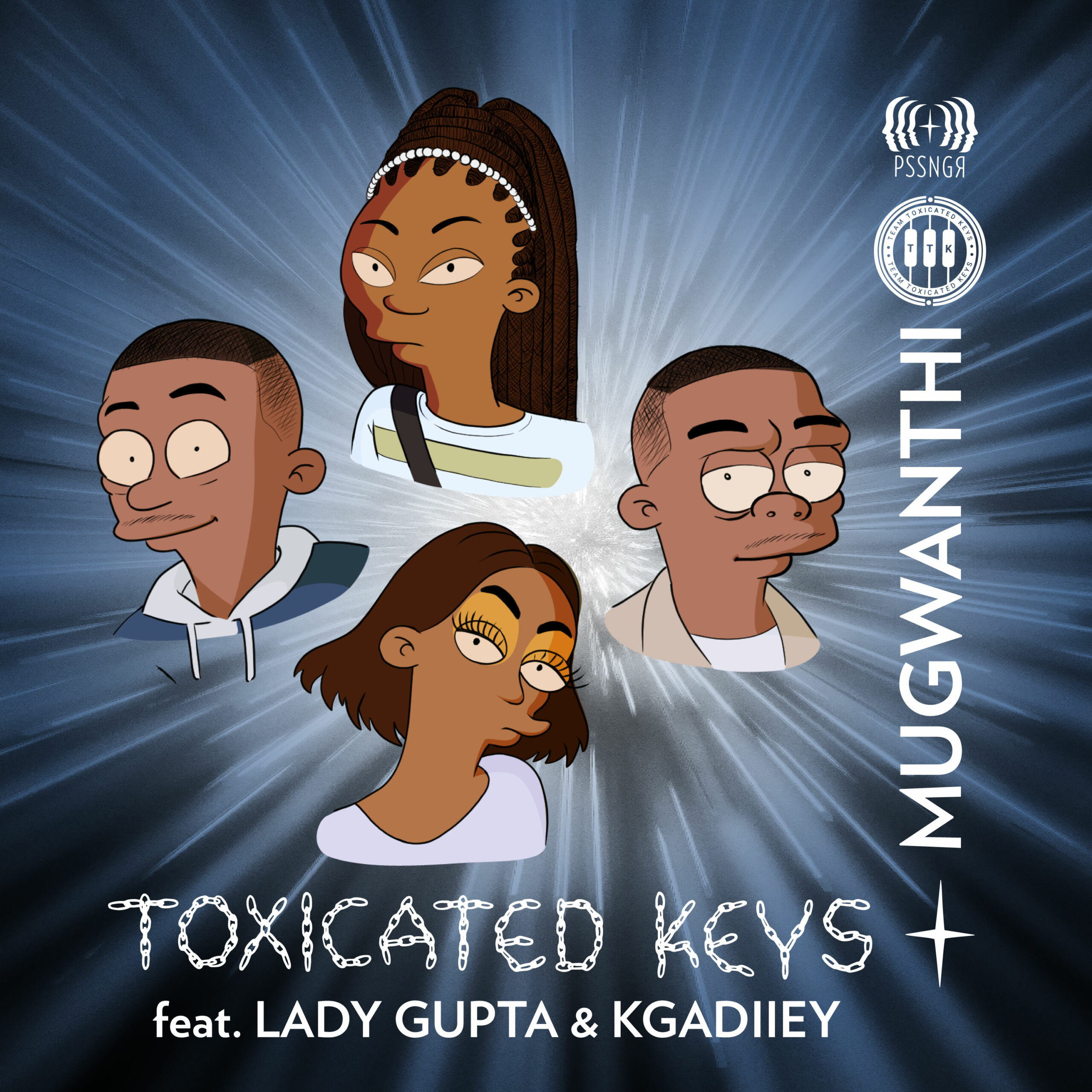 PREMIERE: Toxicated Keys - Mugwanthi (feat. Lady Gupta & Kgadiiey) (PSSNGR) - Couvre x Chefs